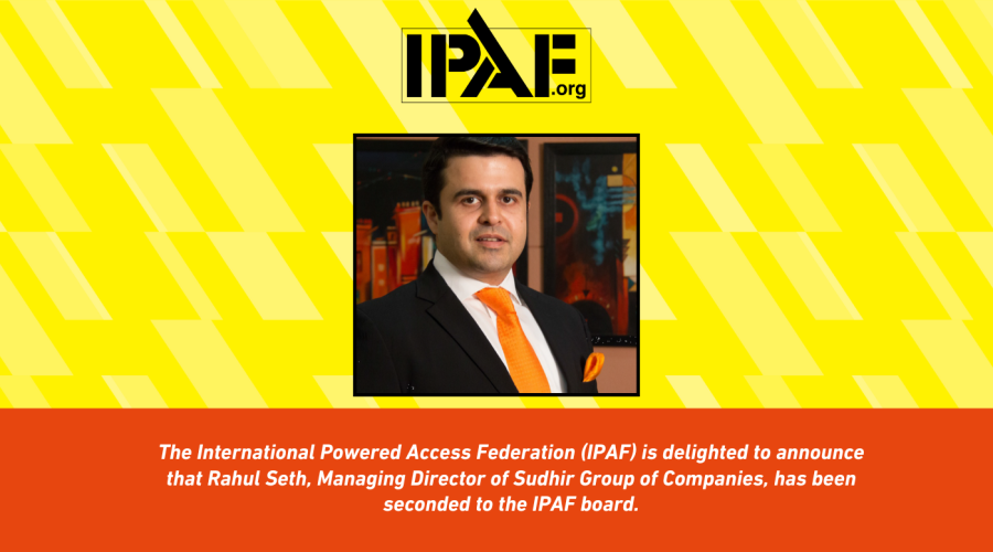 Rahul Seth Seconded to IPAF Board
